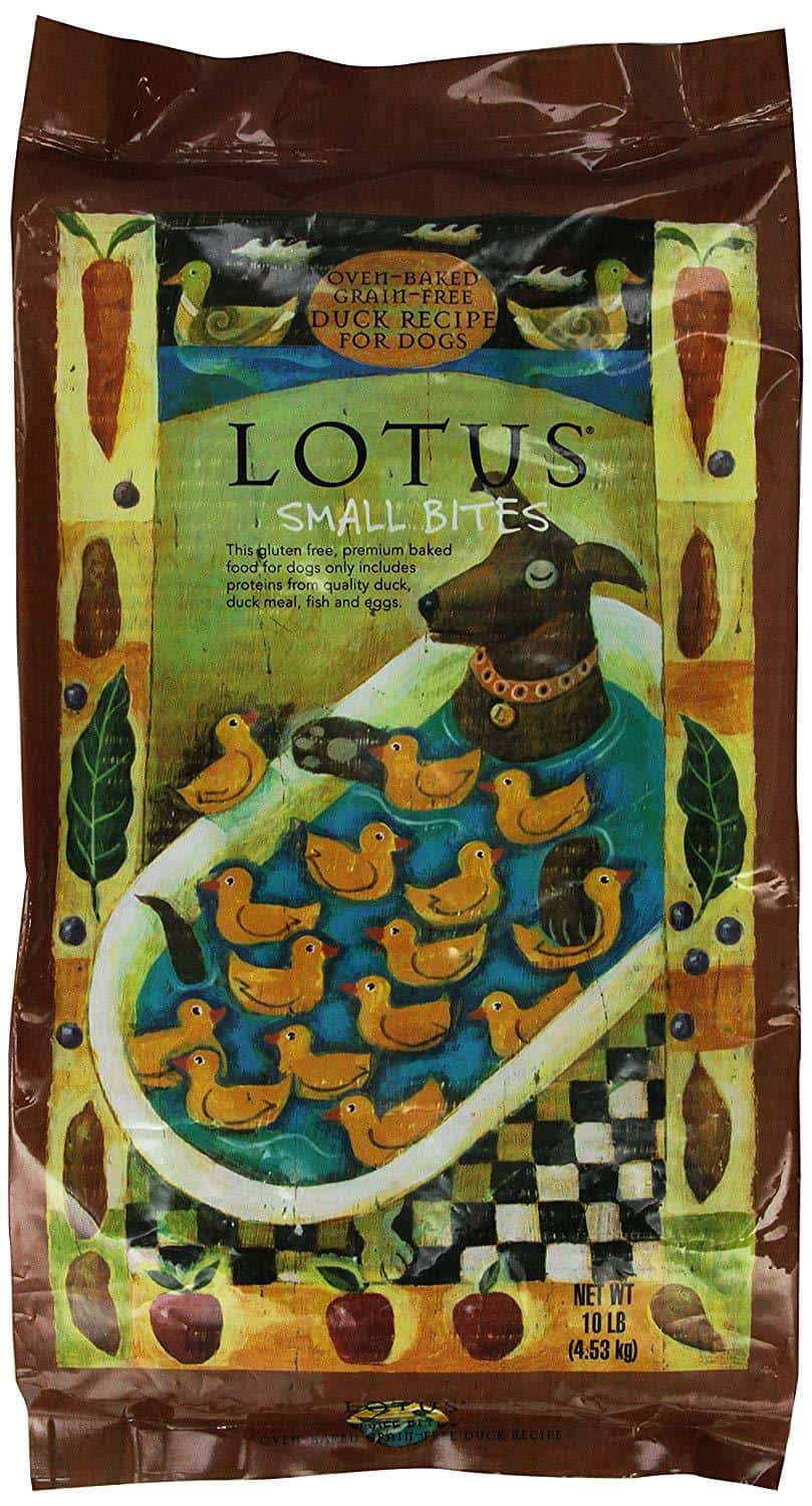 Lotus Oven-Baked Duck Small Bites Recipe Grain-Free Dry Dog Food Review ...